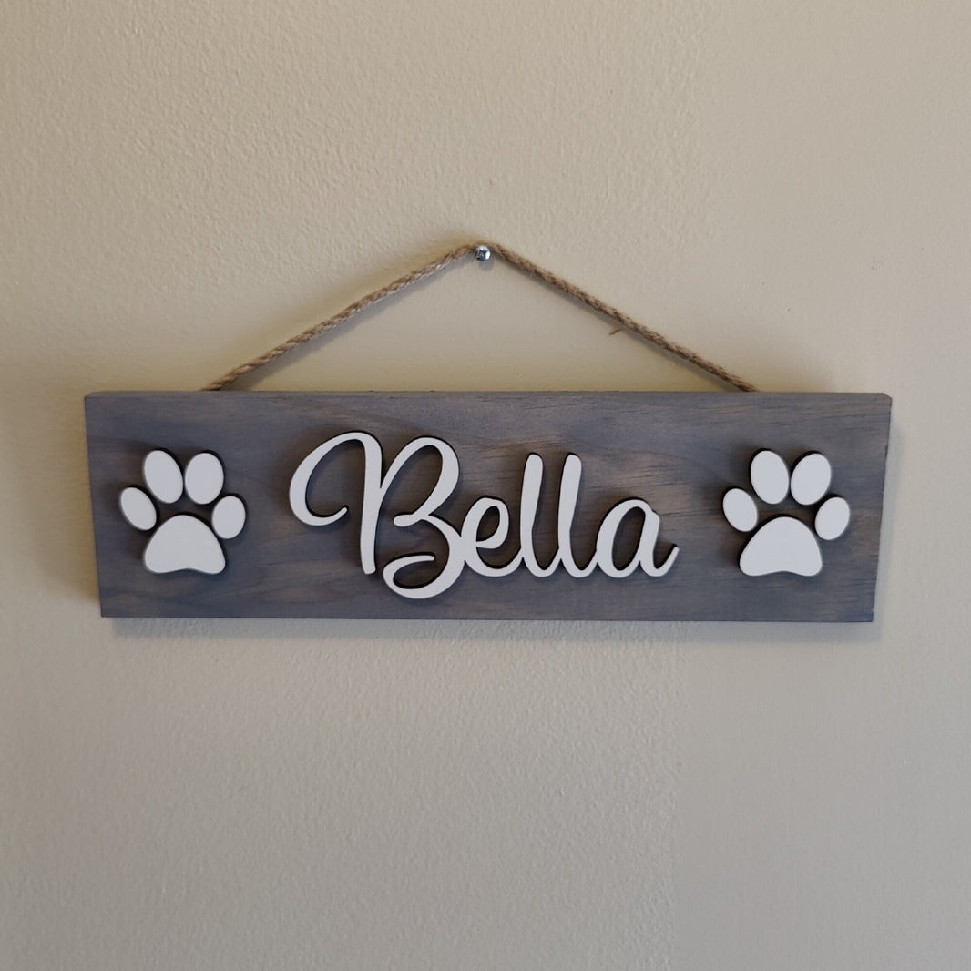 Personalized Pet Signs: Name Signs and Leash holders – My Custom Idea