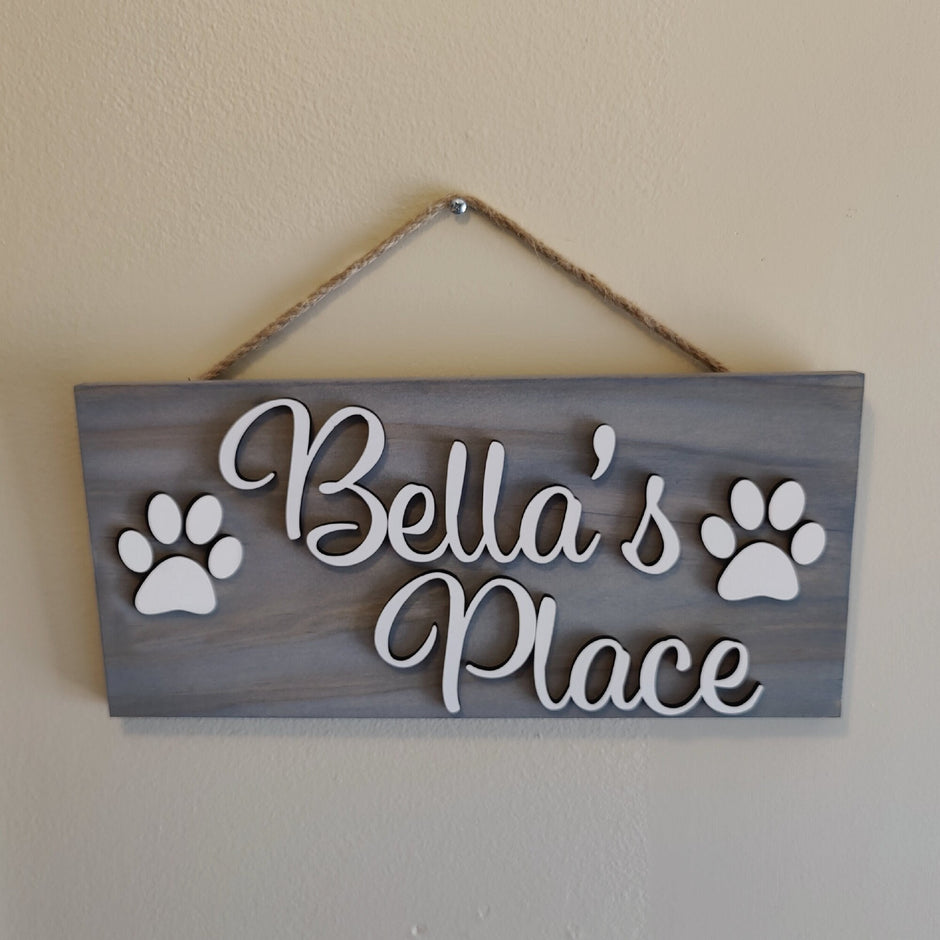Personalized Pet Signs: Name Signs and Leash holders – My Custom Idea